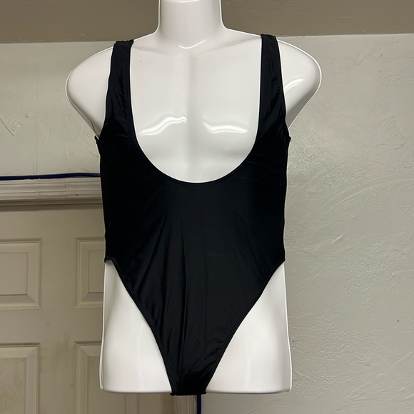 Swim | One Piece Black Bathing Suit Large | Poshmark